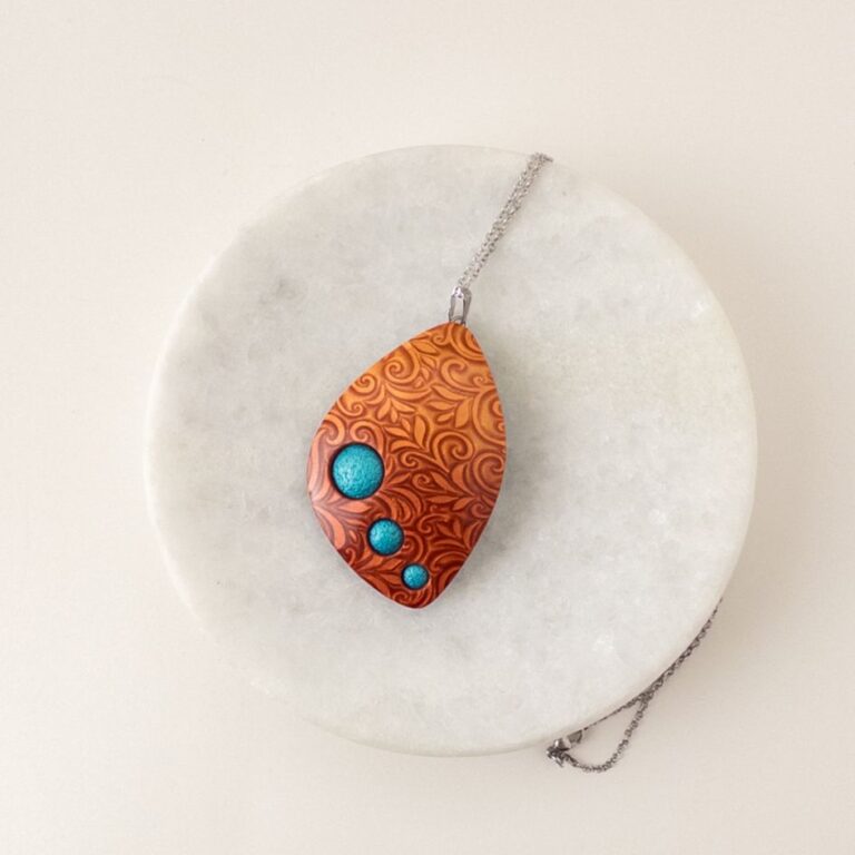 How to Make a Polymer Clay Mica Shift Pendant - Sandra Callander