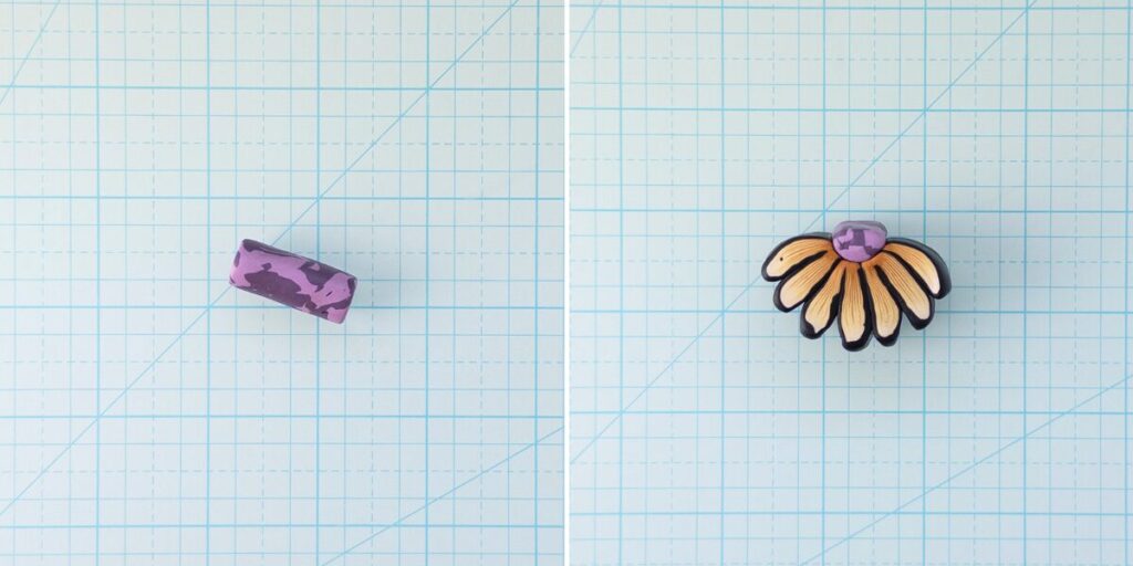 Polymer Clay Daisy Cane Tutorial: An Easy Floral Design - Sandra Callander