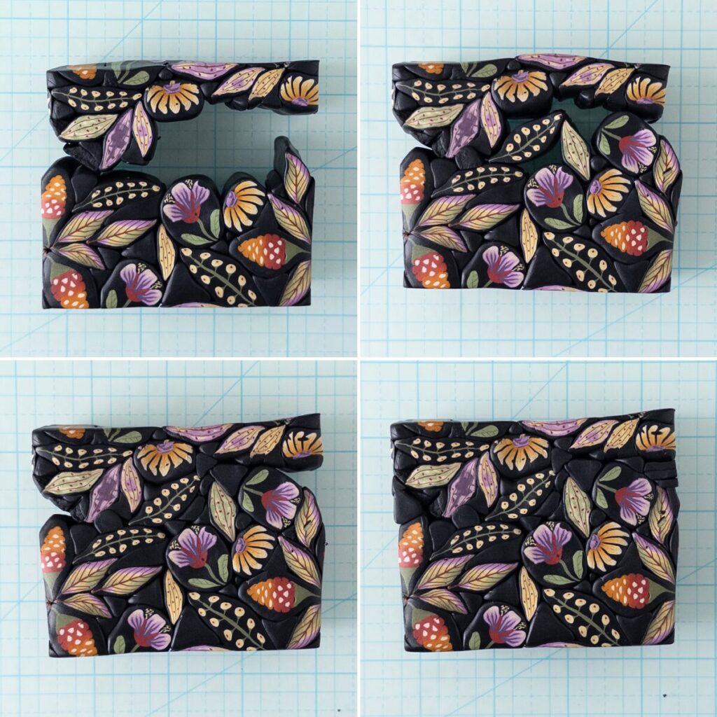 How to Make a Seamless Repeat Pattern Mix Cane - Sandra Callander