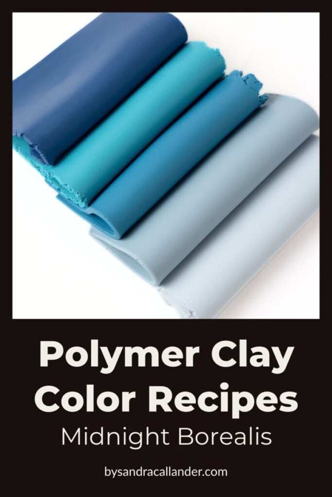 Polymer Clay Color Recipes | Midnight Borealis - Sandra Callander